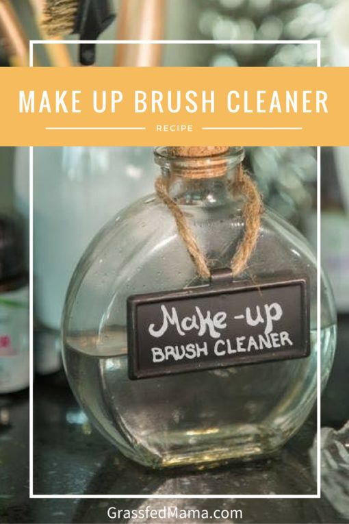 DIY Make-Up Brush Cleaner - Grassfed Mama